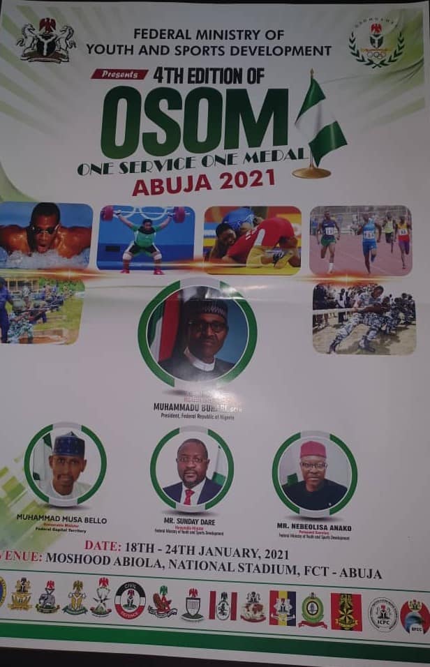 Police Win 4th Edition Of One Service One Medal Games (OSOM) 2020 ...