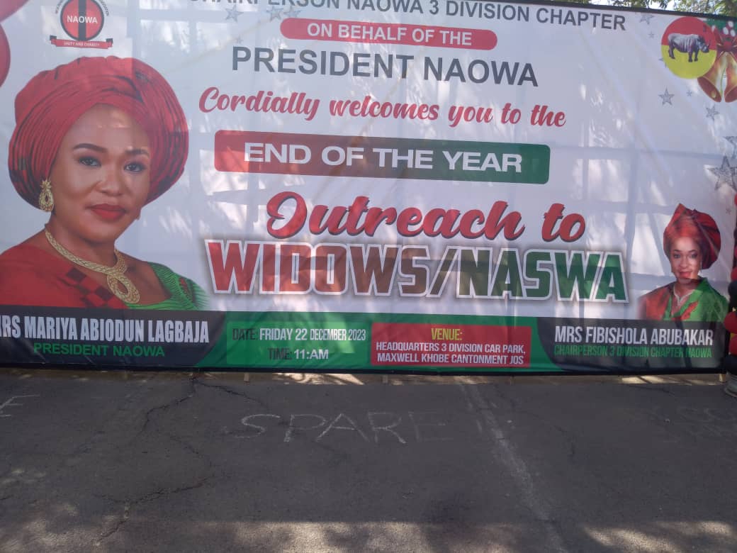 NAOWA President Distributes Palliative To Widows, Soldiers’ Wives To ...