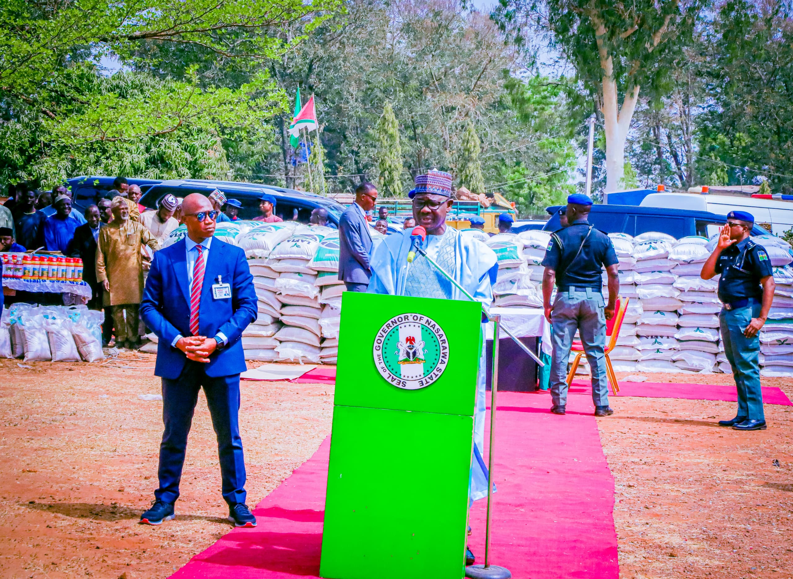 Governor Sule Flags Off Sales Of 660 Metric Tons Of Fertilizers, And ...