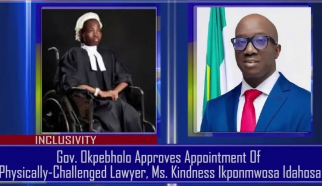 Edo Governor Appoints Visually-Impaired Lawyer As Law Officer ...